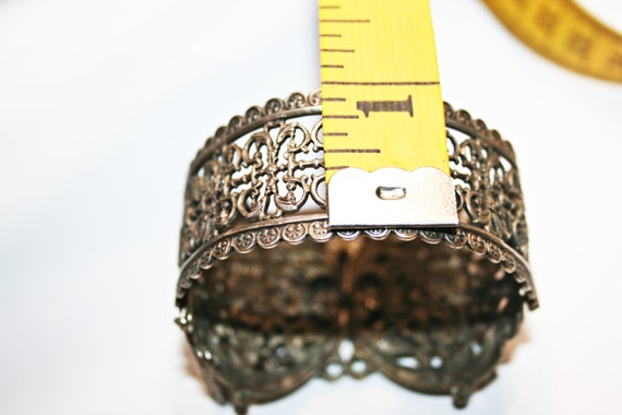 RARE Antique Masonic Shriners Cuff Bracelet - Gem