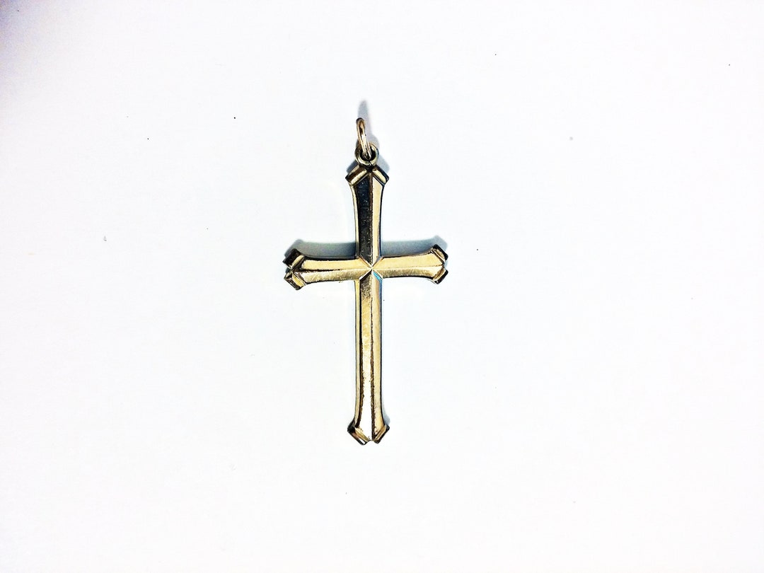 Antique Gold Filled Cross Pendant - Victorian Era - 1800s - Etsy
