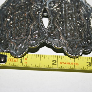 Vintage Chinese Silver Wedding Belt Buckle - Etsy