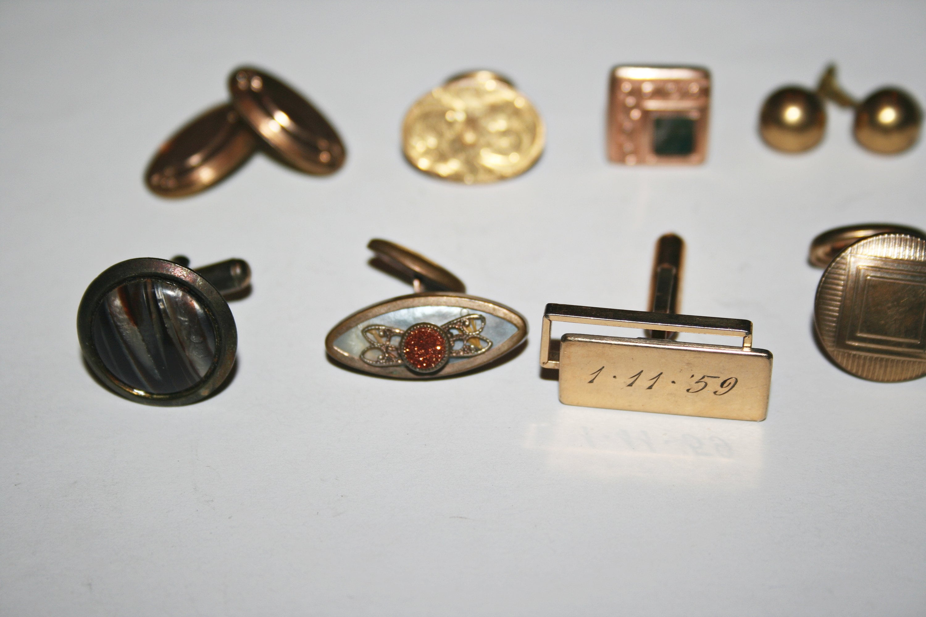 Antique Single Cuff Link Collection | Etsy