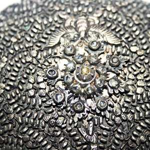 4" Antique Indonesian Pending Belt Buckle in Silver Tone Metal With - Etsy