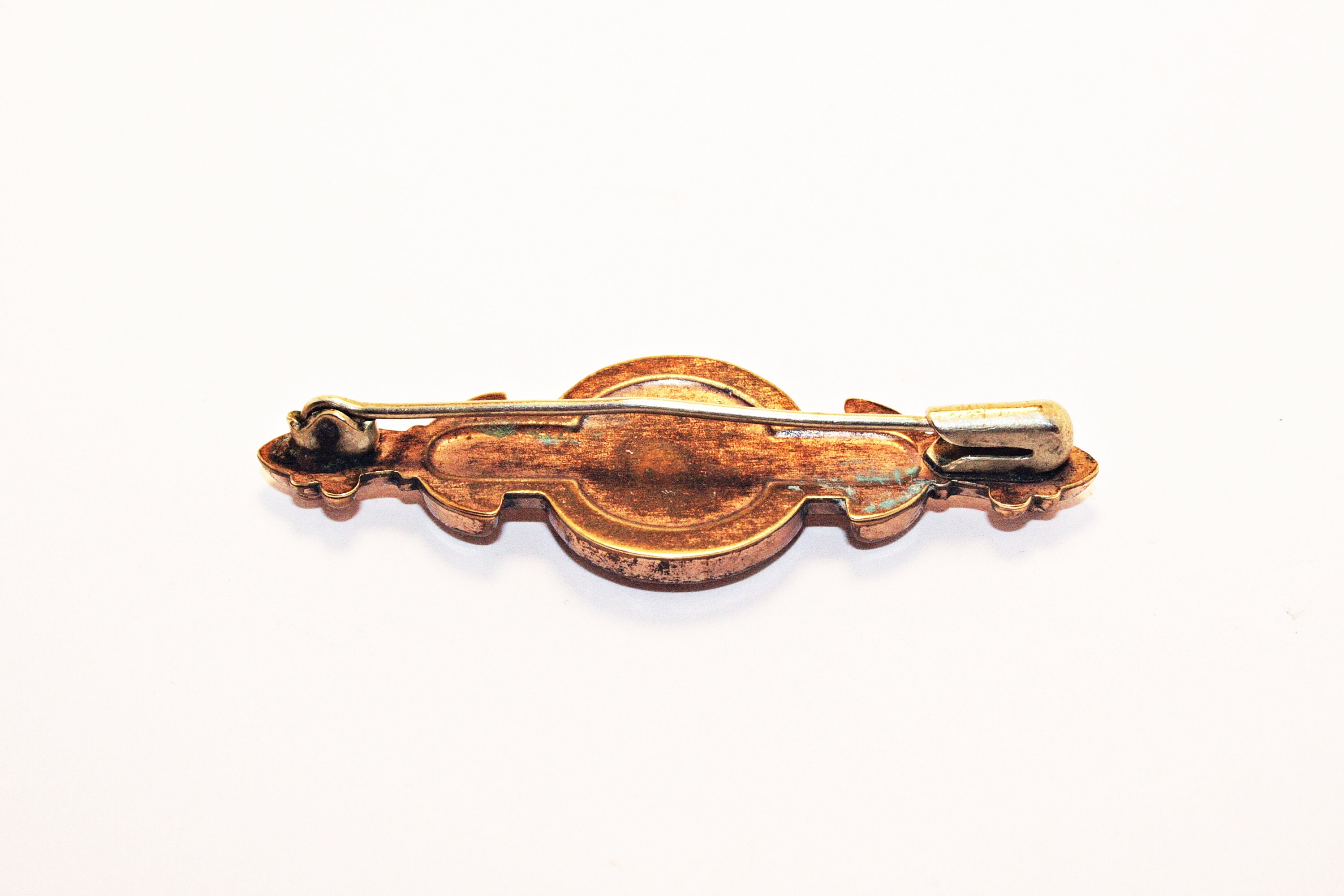 Antique Victorian Gold Filled Bar Brooch | Etsy