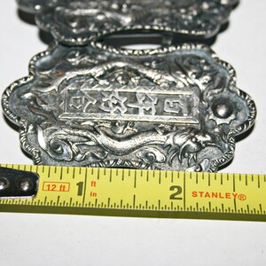 Vintage Chinese Silver Wedding Belt Buckle - Etsy