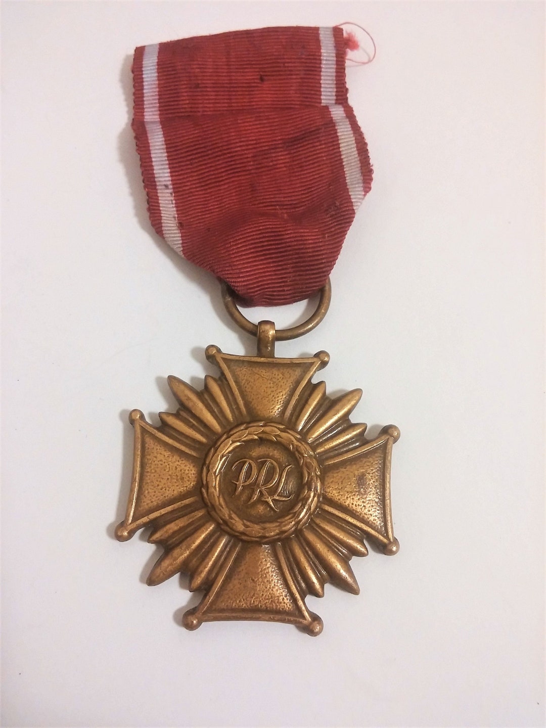 Polish PRL Cross of Merit - Bronze Merit Cross - Poland - Etsy