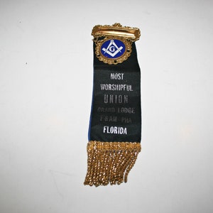 Antique Masonic Grand Lodge Badge - Etsy