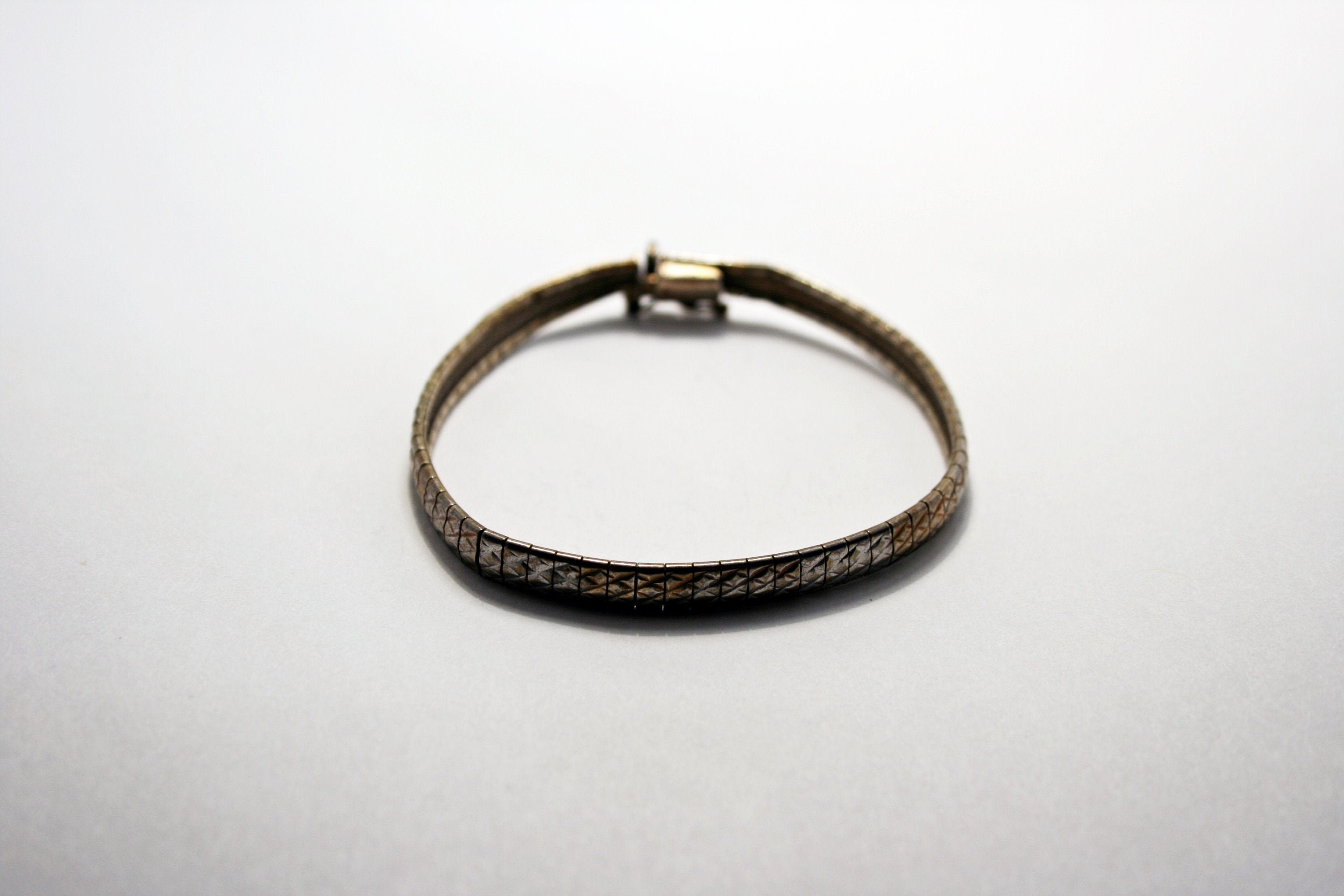 Vintage Milor Italian Sterling Silver Mesh Bracelet | Etsy