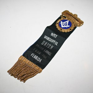 Antique Masonic Grand Lodge Badge - Etsy