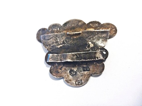 Antique Imperial Russian Silver Niello Buckle Half - … - Gem