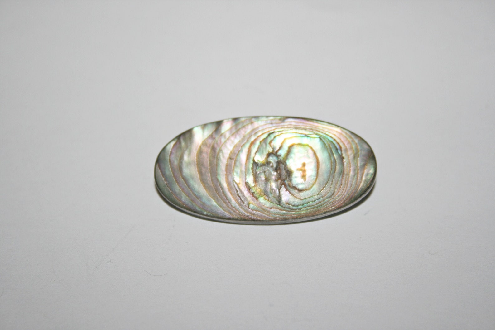 C1930s Sterling Silver and Abalone Shell Brooch | Etsy