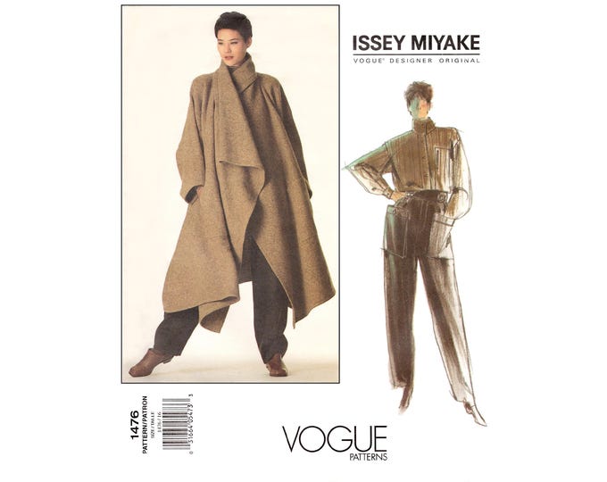 1990 Vintage VOGUE Sewing Pattern B34″- 36″- 38” Vest, Shirt and Pants ...