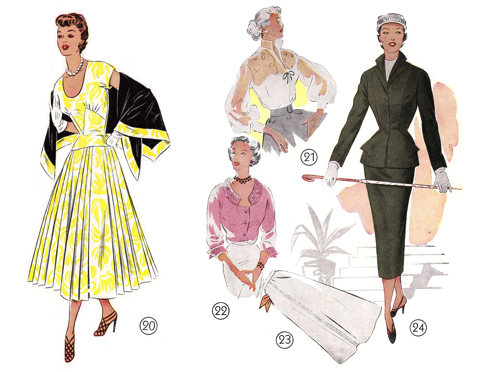 Vintage 1950s Pattern Drafting Book 200 Patterns Women Men Children ...