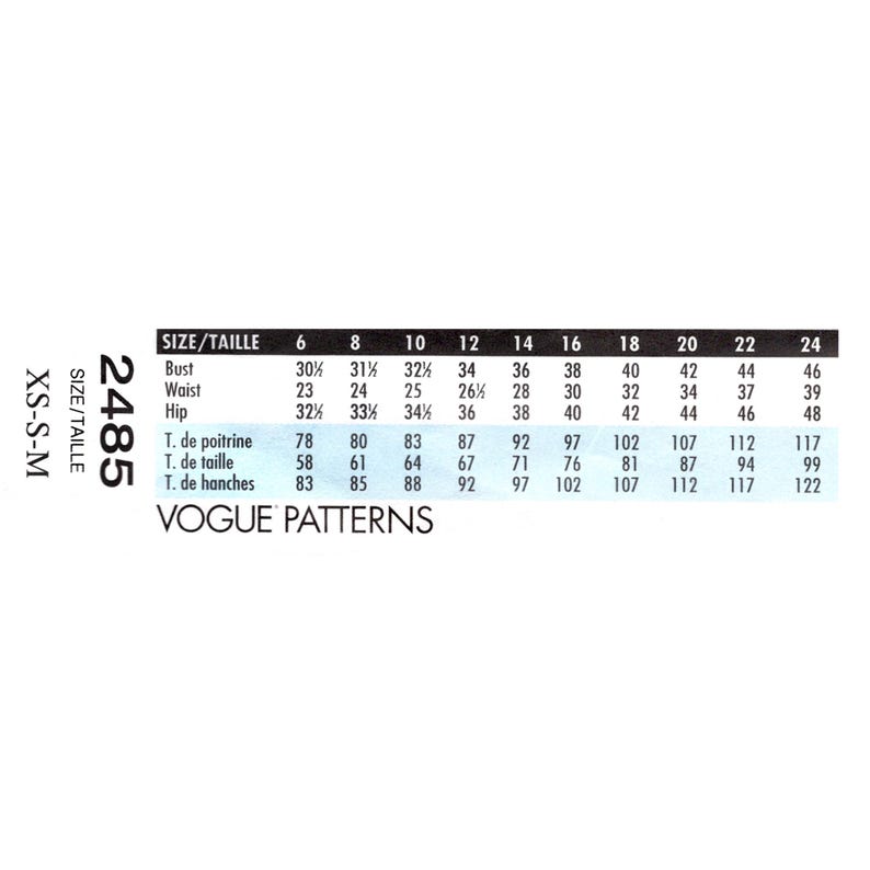 Vintage Vogue Designer Sewing Pattern V2485 Japanese Designer Issey ...