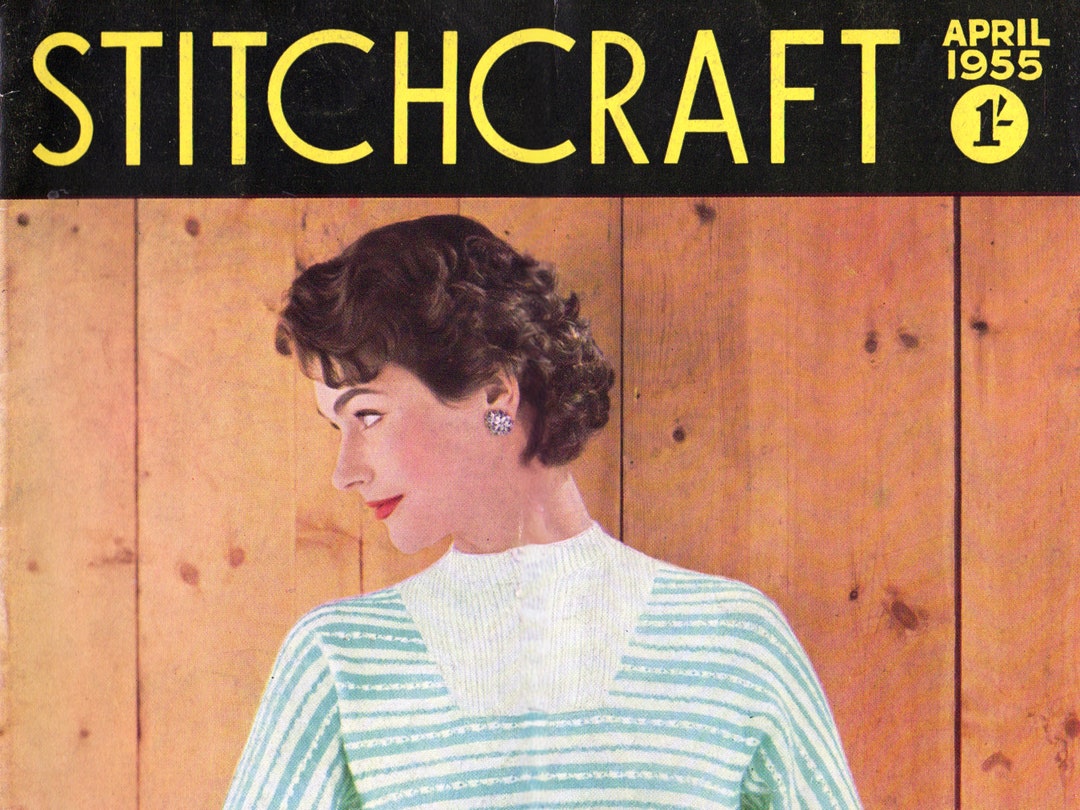 Stitchcraft Magazine April 1955 Full Booklet Instant Download - Etsy