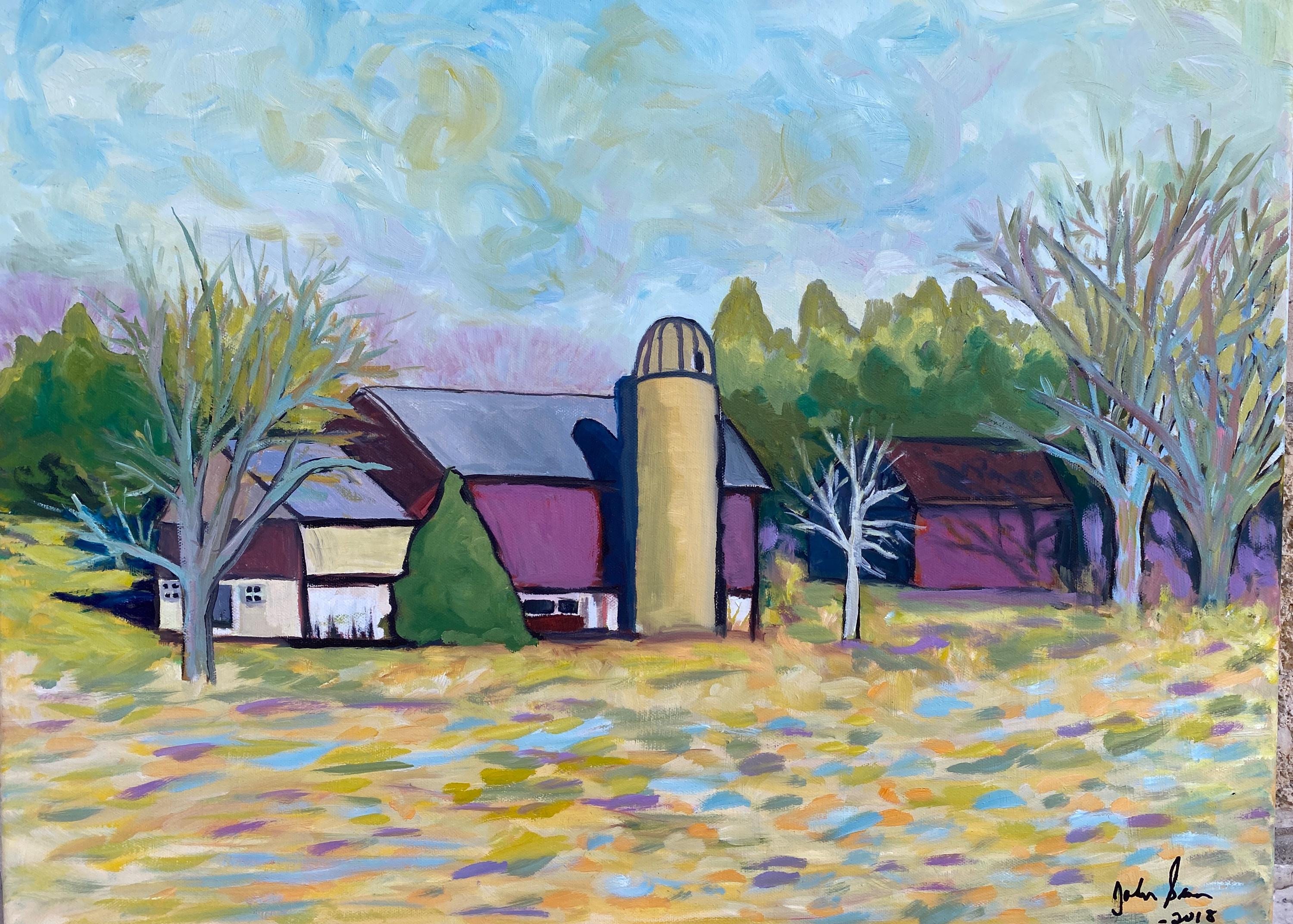 Hawk's View, Original Oil Painting on Canvas, Unframed - Etsy