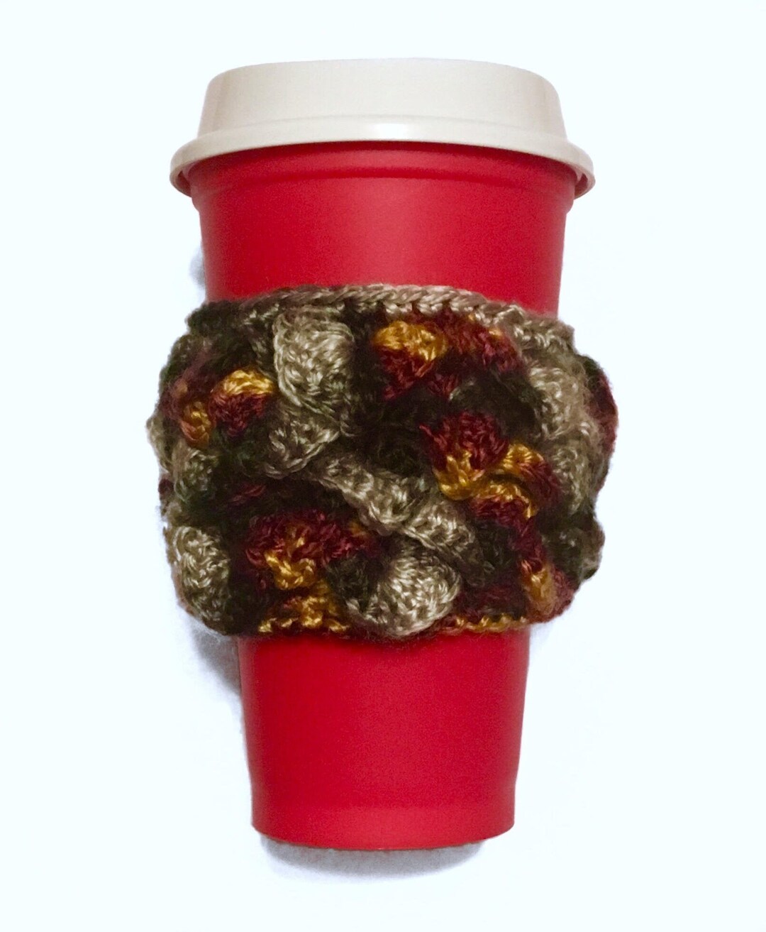 Swedish Short-snout Dragon Scales Handmade Crochet Cup Sleeve - Etsy