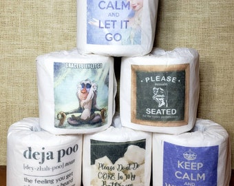 Custom Toilet Paper - Etsy