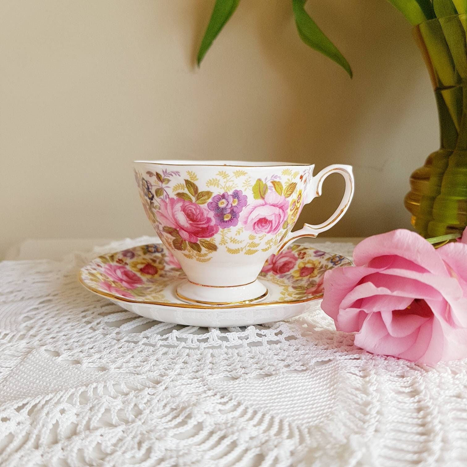 Vintage Royal Albert Serena Lady Cup & Saucer – Fine English China ...