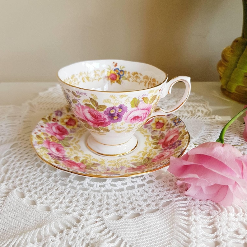 Royal Albert-serena Lady Cup and Saucer Edition 839329 - Etsy