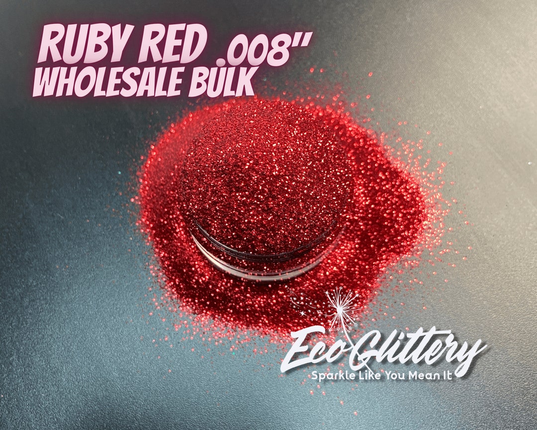 Ruby Red - Biodegradable Glitter |.008 Ultrafine | Body Safe| Eyeshadow ...