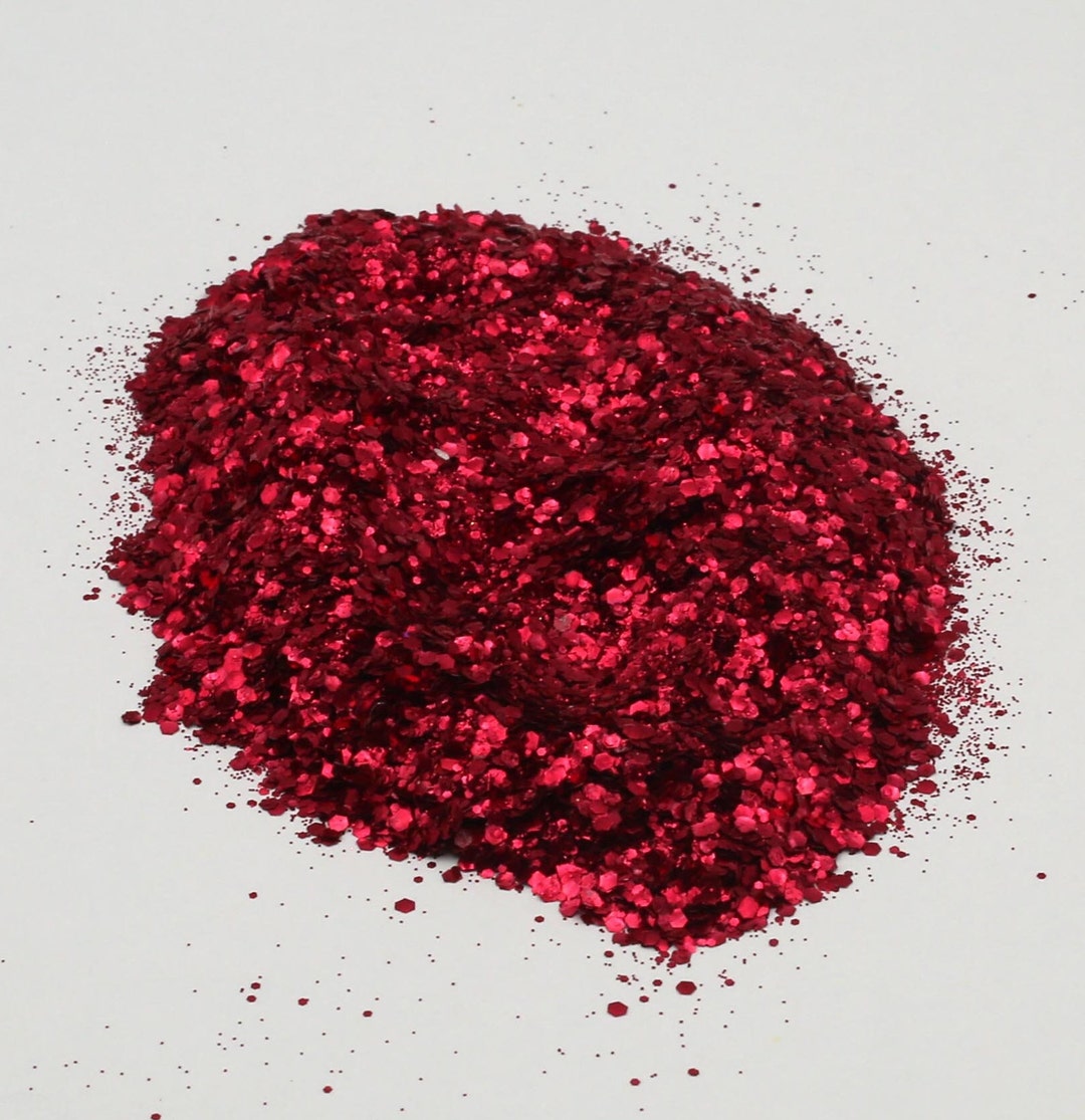 Ruby Red Mix- Bulk Chunky Glitter Mix Glitter for Lip Gloss, Face, Body ...