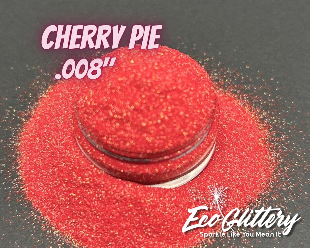Cherry Pie Red Glitter – Ultra Fine .008, Cosmetic Grade, Biodegradable ...