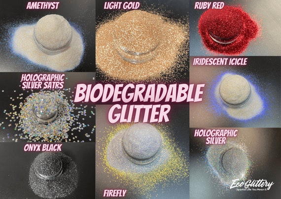Biodegradable Glitter Set 8 Colors Sampler Cosmetic Grade - Etsy