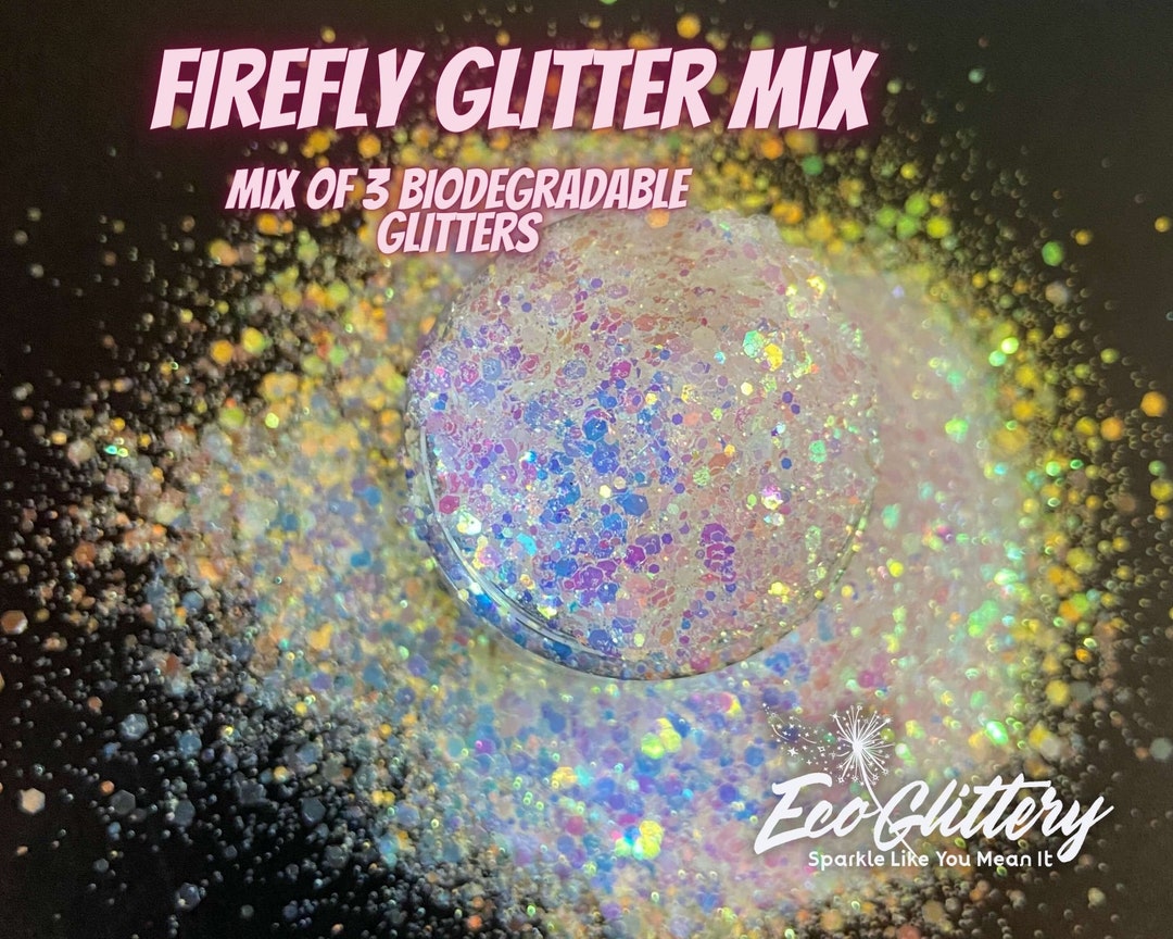 Firefly Chunky Bulk Glitter Mix Glitter for Lip Gloss, Face, Body ...