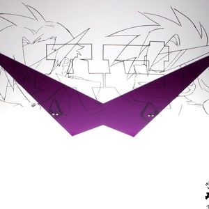 Large Pointy V Cartoon Anime Manga Costume Cosplay Party Futuristic ...