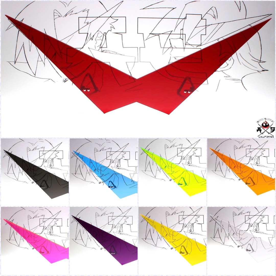 Large Pointy V Cartoon Anime Manga Costume Cosplay Party Futuristic ...