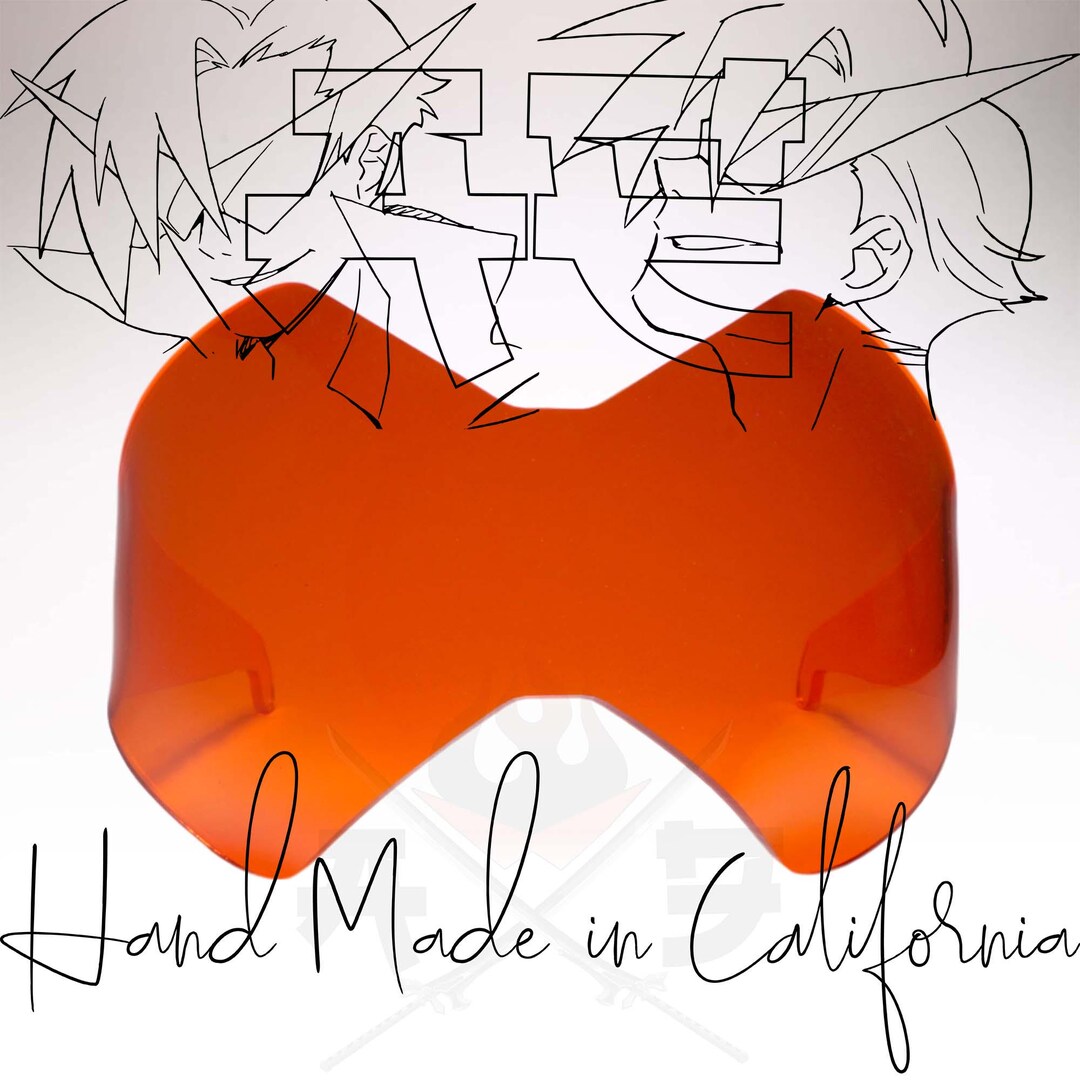 Tracer Inspired Cosplay Orange Goggle Eyewear Shield - Etsy