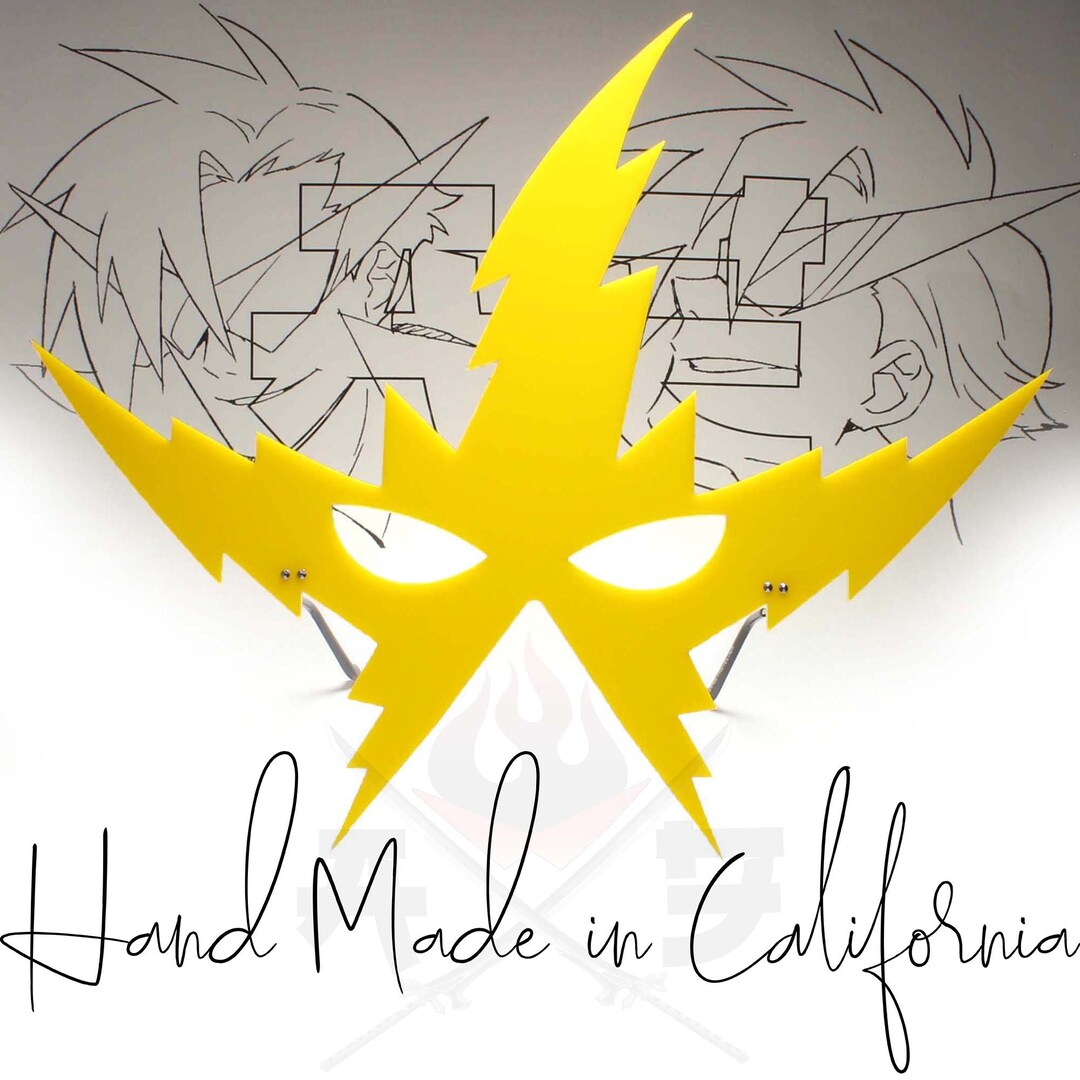 Electro Costume Cosplay Face Mask - Etsy