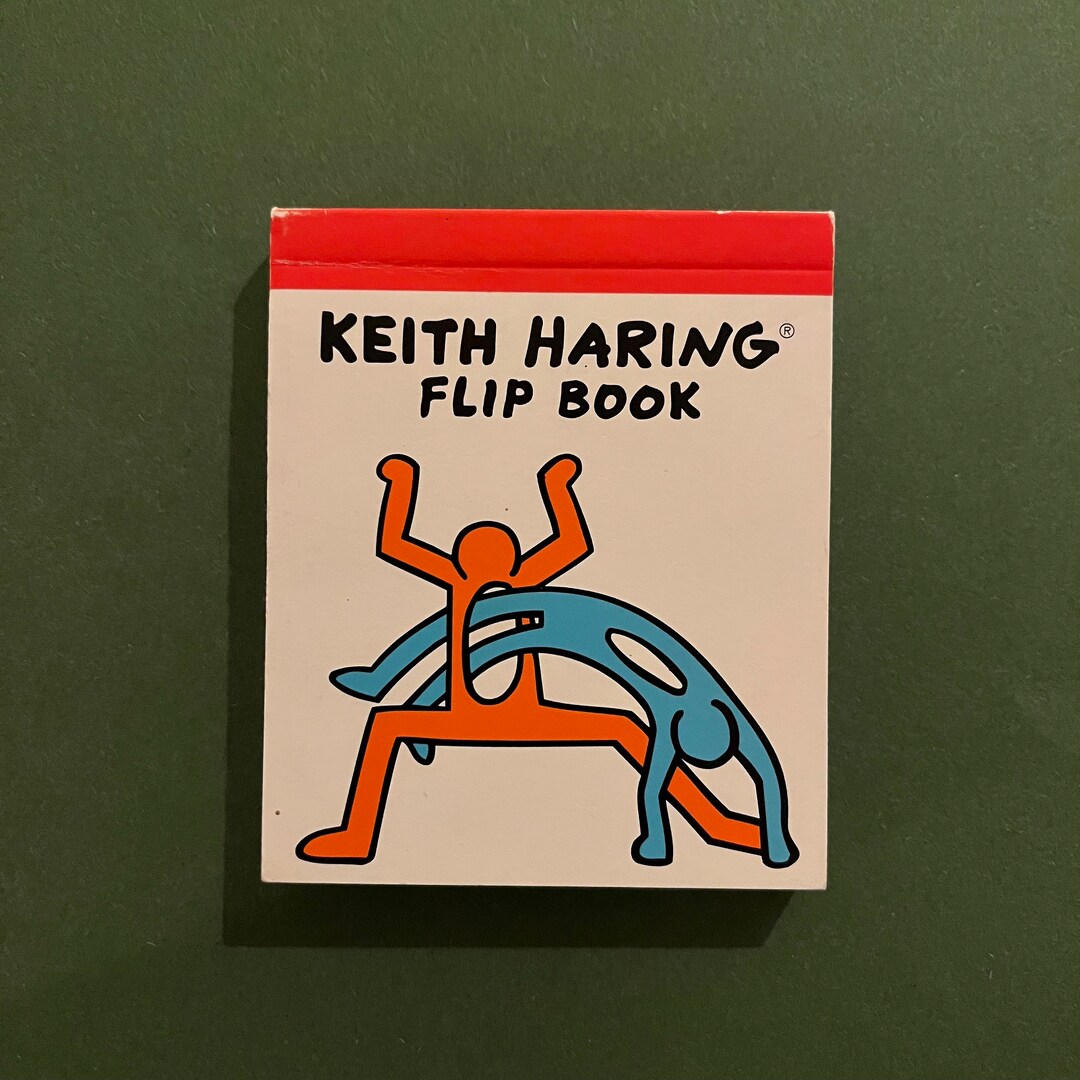 Keith Haring Flip Book: Red 1996 - Etsy