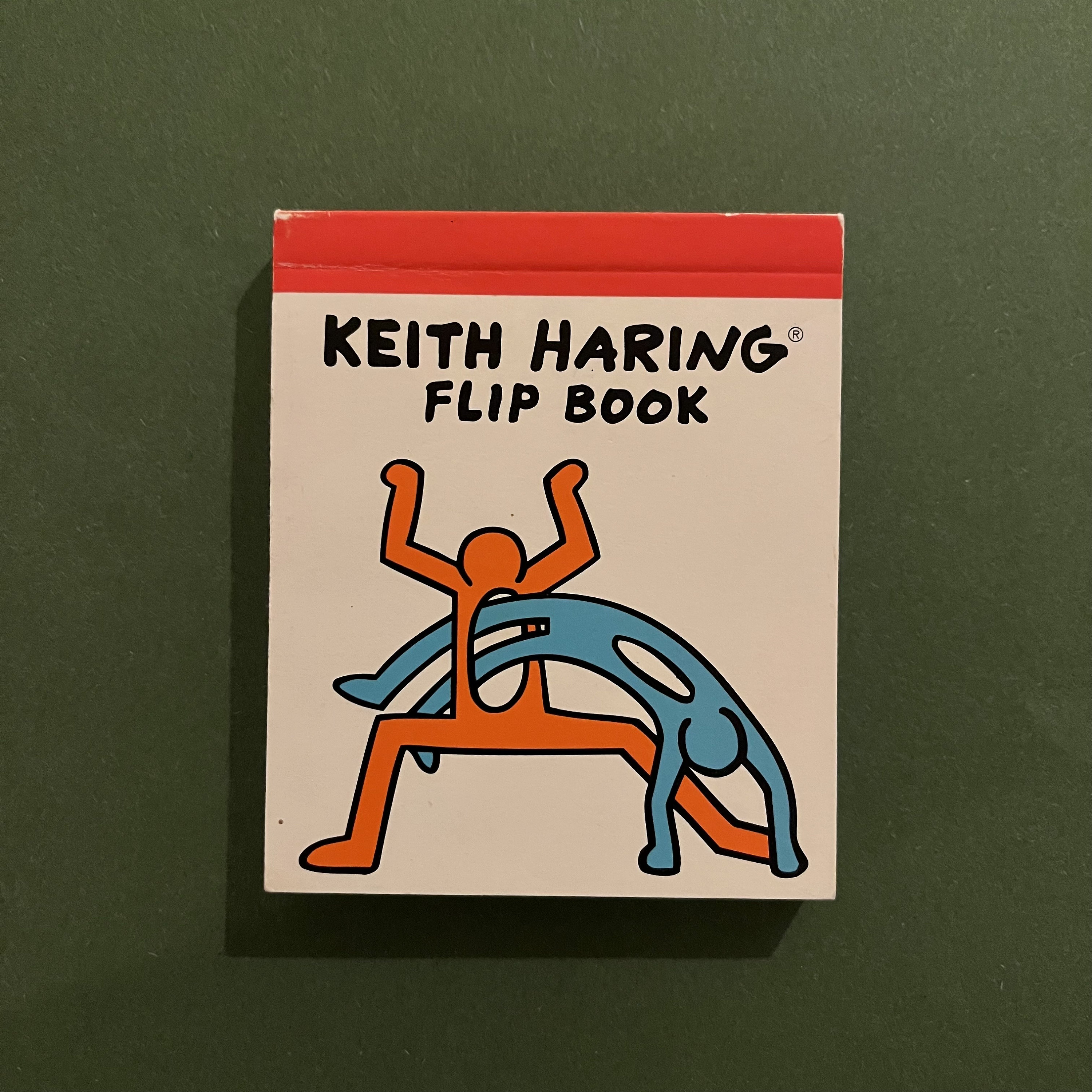 Keith Haring Flip Book: Red 1996 - Etsy