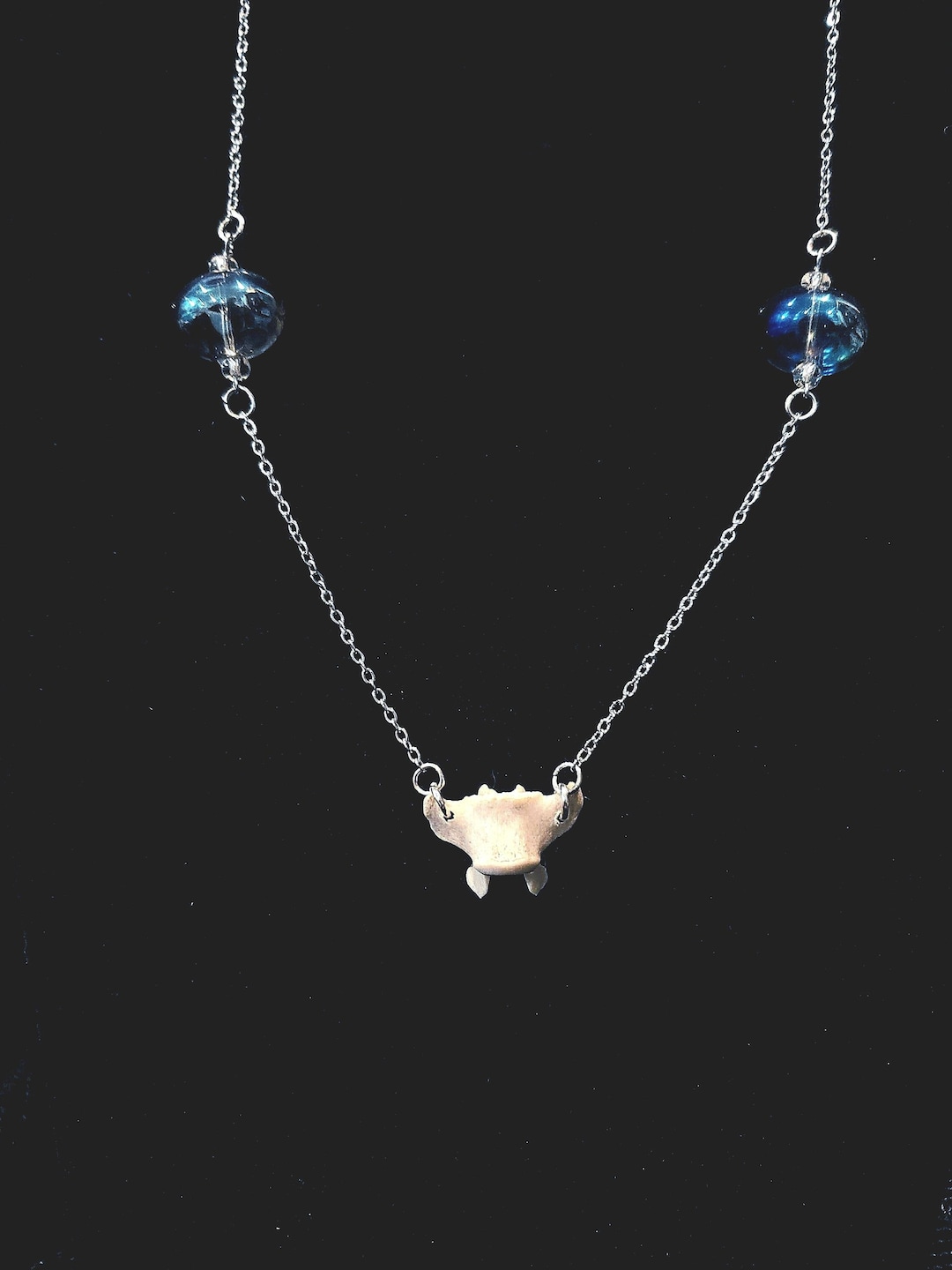 Real Bone Necklace, Ethically Sourced Gothic Jewelry - Etsy