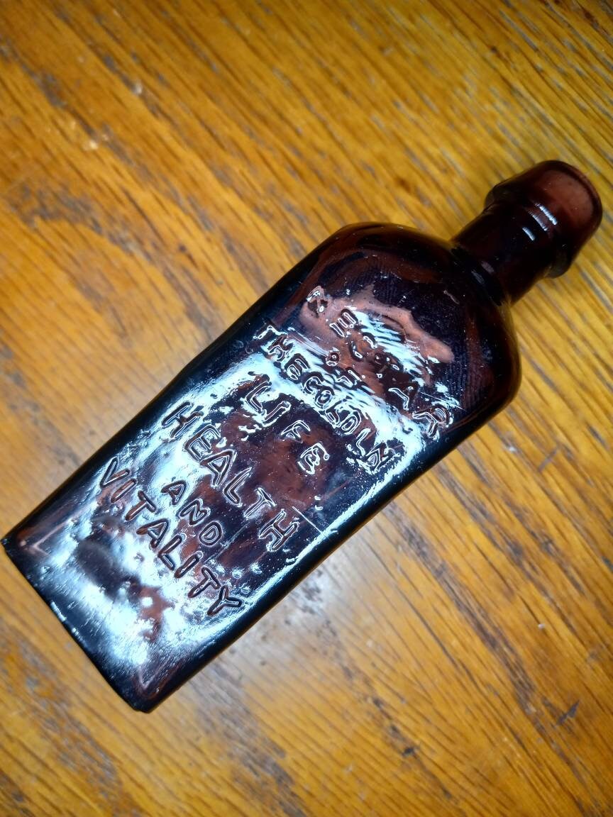 Vintage Elixir Bottle - Etsy
