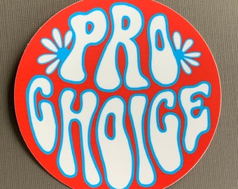 Pro Choice Sticker - Etsy