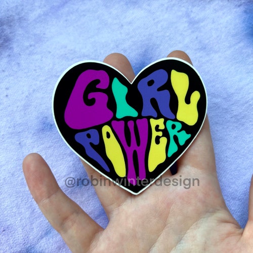 DECAL Girl Power Decal Car Decal GRL PWR Feminist Decal - Etsy