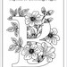 Floral Alphabet Coloring Pages 26 Printable Letters A to Z Monogram ...