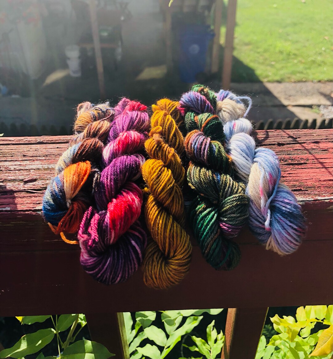 Yarn - Knit and Crochet - History Major in Mini Skeins - Etsy