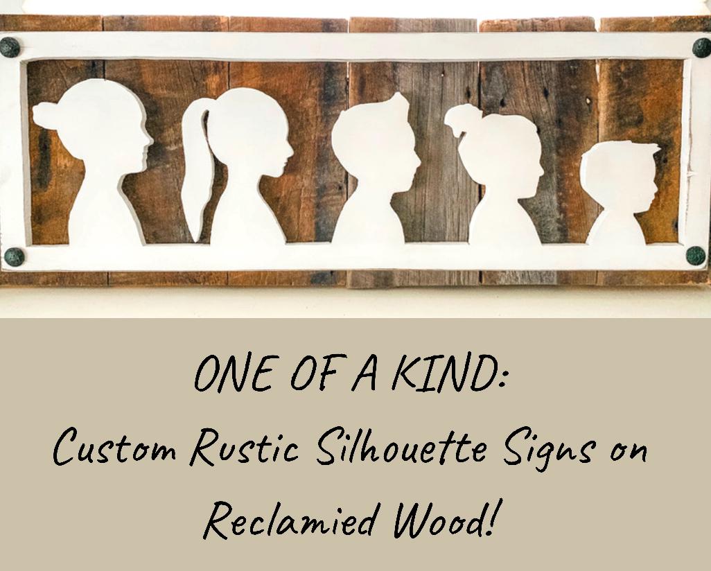 Custom Wooden Silhouette Sign - Etsy