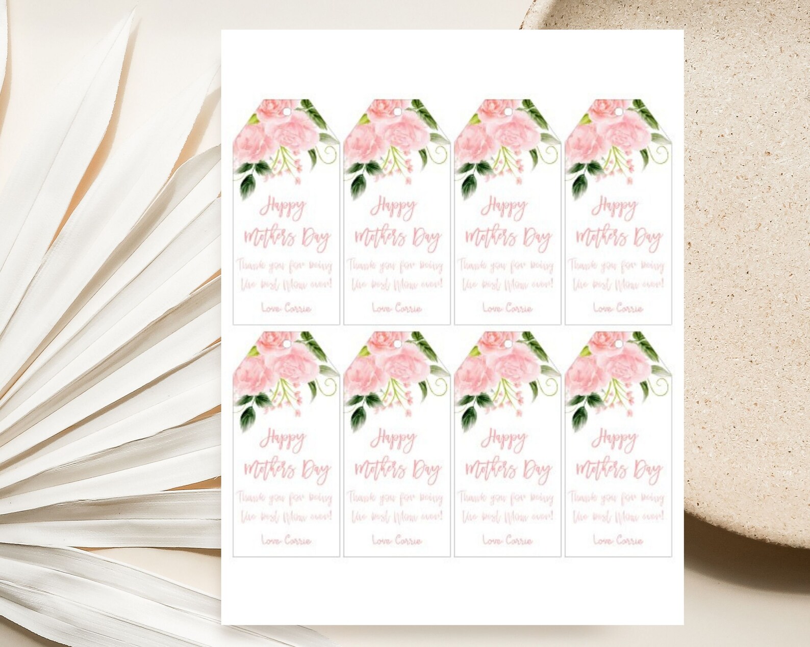 Editable Mothers Day Tag Mothers Day Gift Tag Printable - Etsy