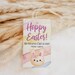 Editable Hoppy Easter Gift Tag for Kids, Easter Gift Tag Printable ...