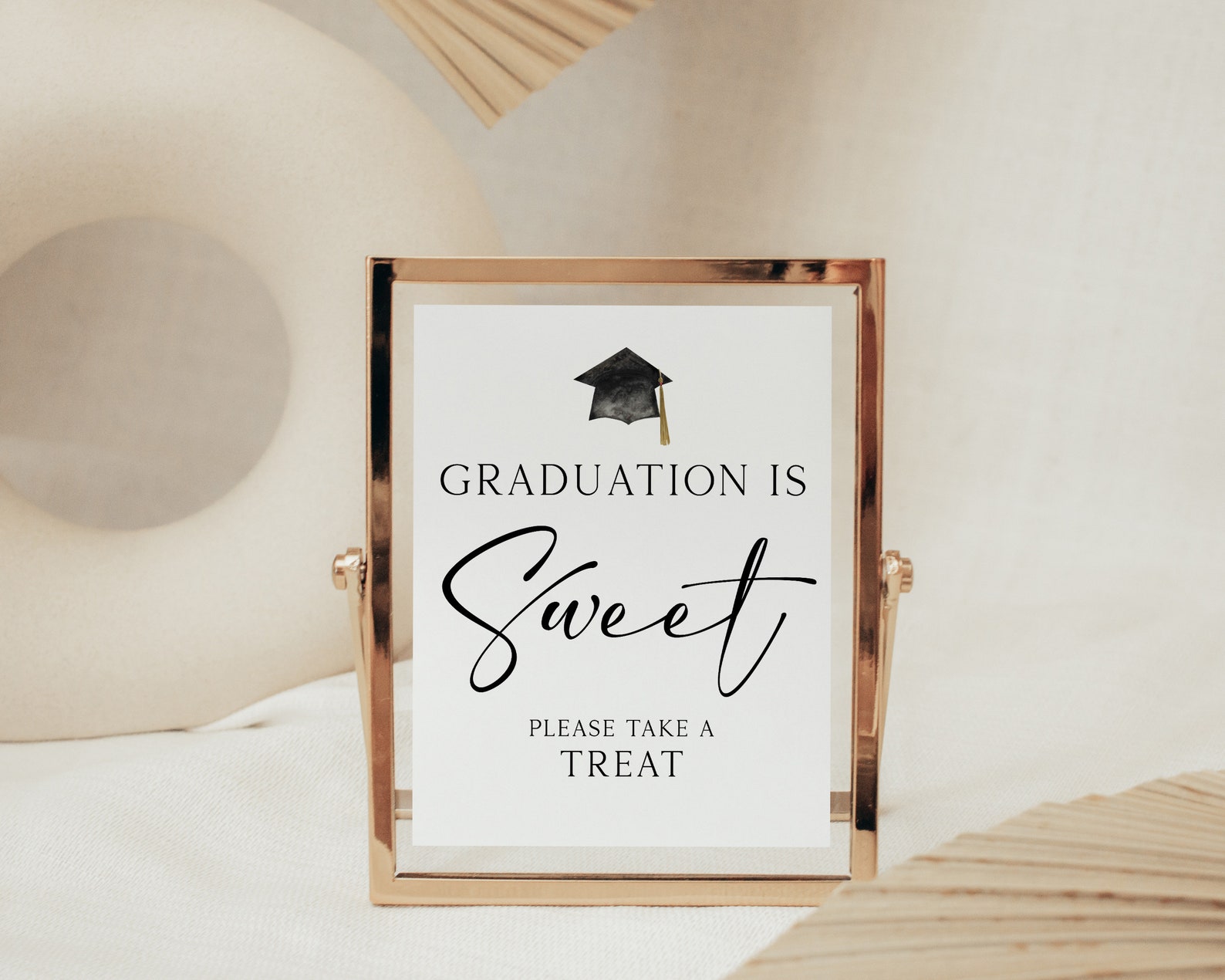 Graduation is Sweet Sign, Grad Favor Sign, Graduation Sweet Sign ...