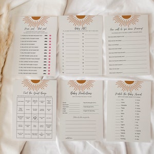 Sun Baby Shower Bundle, Here Comes the Sun Baby Shower Invitation ...