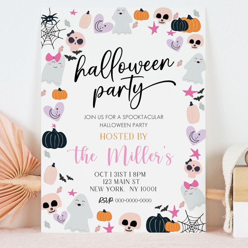 Halloween Invitation - Etsy