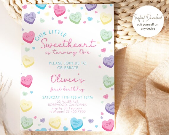 Heart Themed Invitations Valentine's Day Invitation Templates (Free)