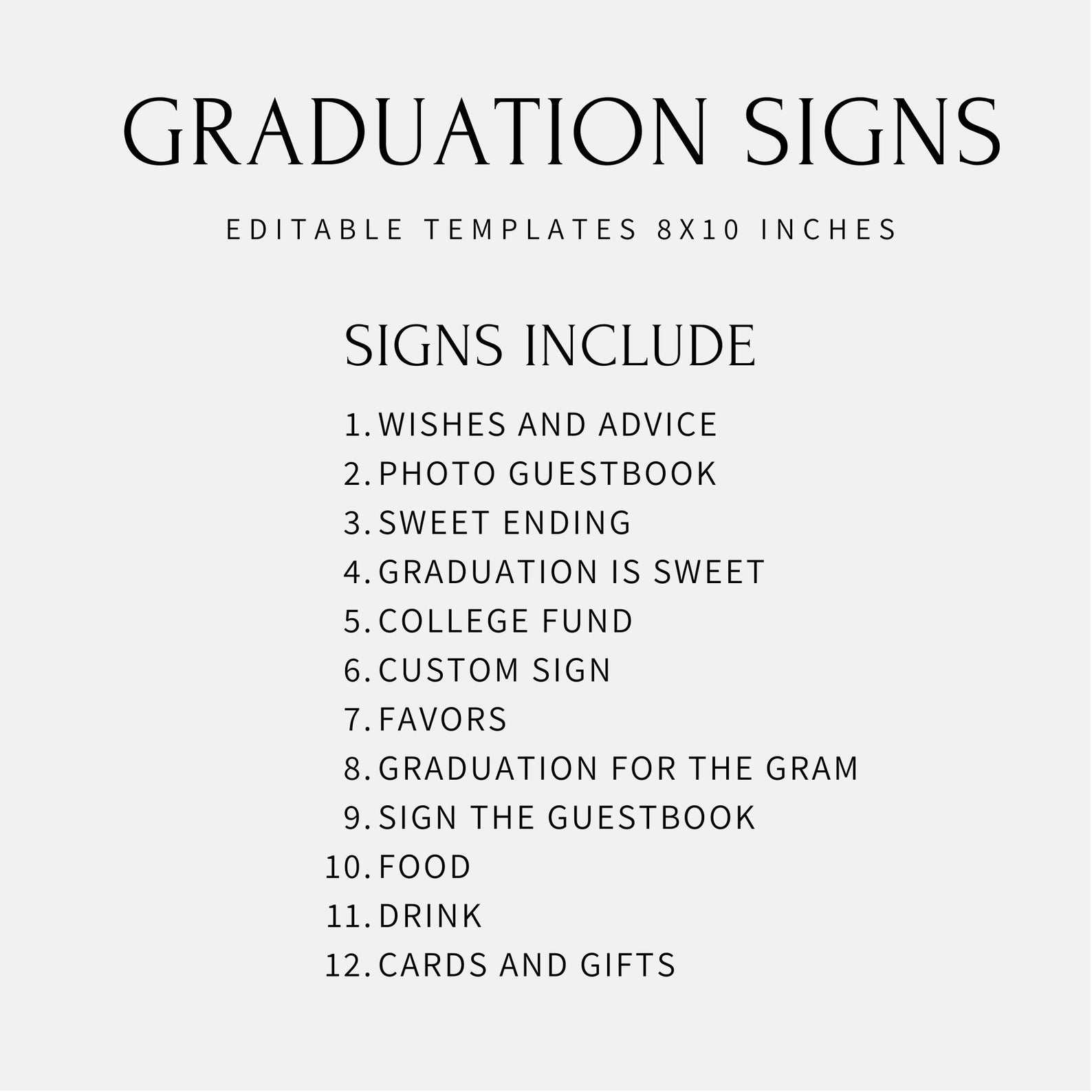 Graduation Signs Bundle, Graduation Signs, Graduation Sweet Sign ...