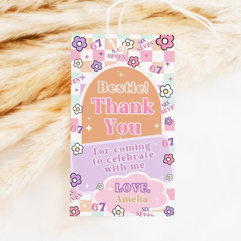 67 Birthday Tag - Etsy