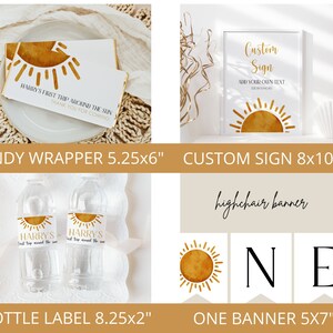 First Trip Around the Sun Bundle, Sun Birthday Bundle, Sun Birthday ...