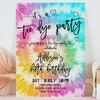 Personalised Tie-dye Birthday Invitations - Etsy UK